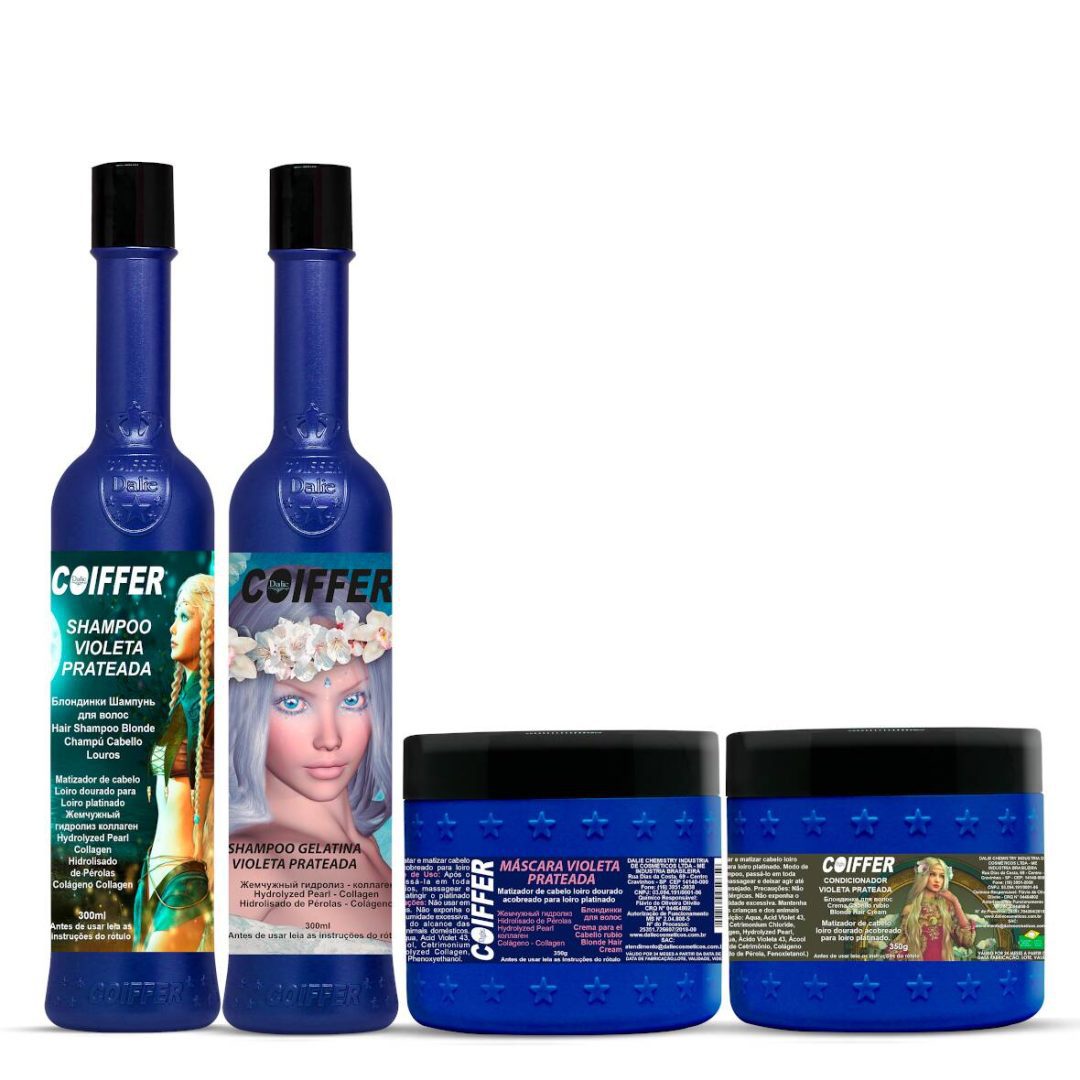 Kit Violeta Prateada 03UND - Vivi Cosméticos