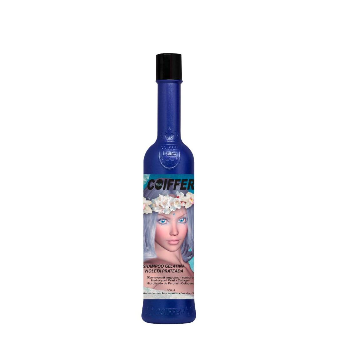Shampoo Gelatina Violeta Prateada 300ml - Vivi Cosméticos